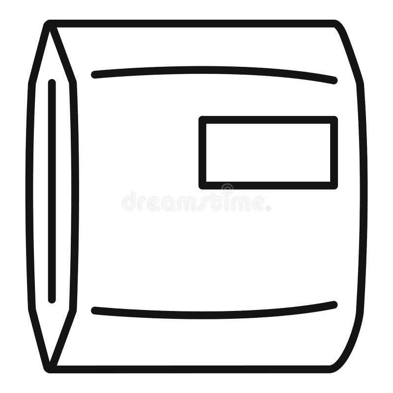 Delivery Package Icon, Outline Style Stock Vector - Illustration of ...