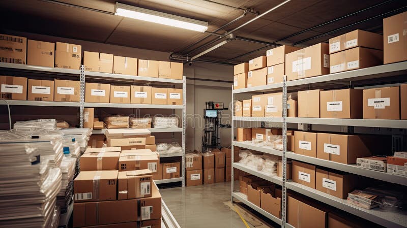 Concierge Tracking Delivery Package Room Stock Illustrations – 4 ...