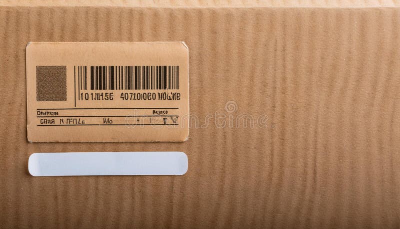 Delivery Package with Shipping Labels, Representing Shipping, Logistics ...
