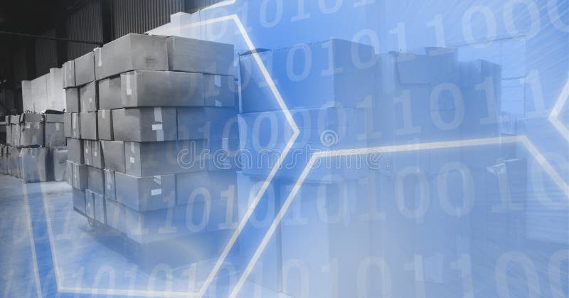 Delivery Packages and Computer Code Processing Over Warehouse ...