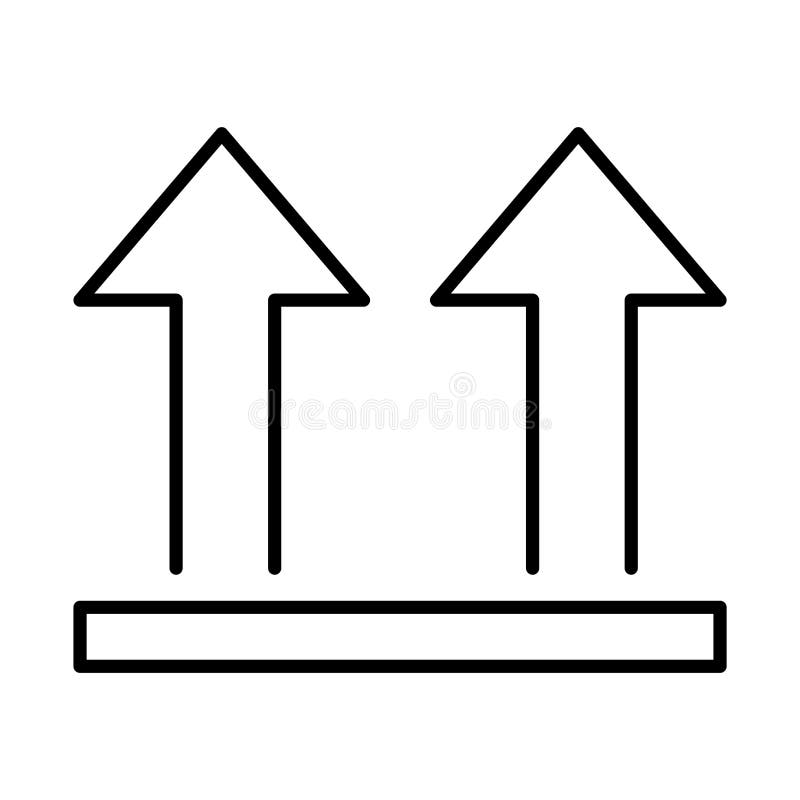 Line Side Travel Airplane International Transport Stock Vector ...