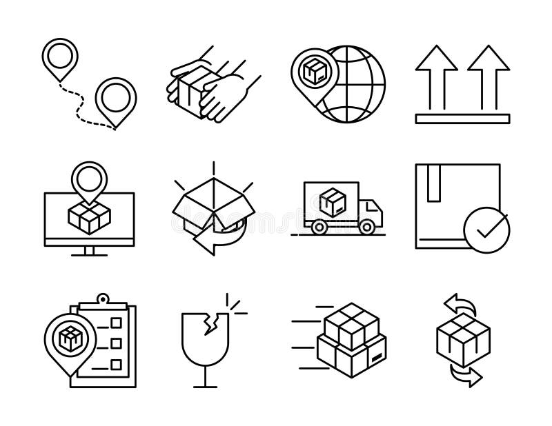 Delivery Packaging, Cargo Distribution, Logistic Shipment of Goods ...