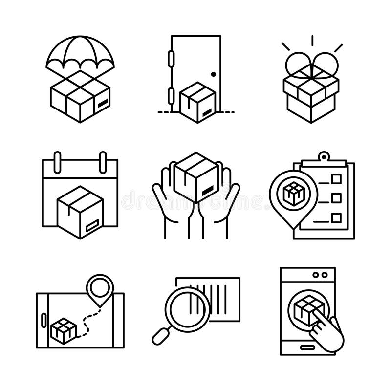 Delivery Packaging, Cargo Distribution, Logistic Shipment of Goods ...