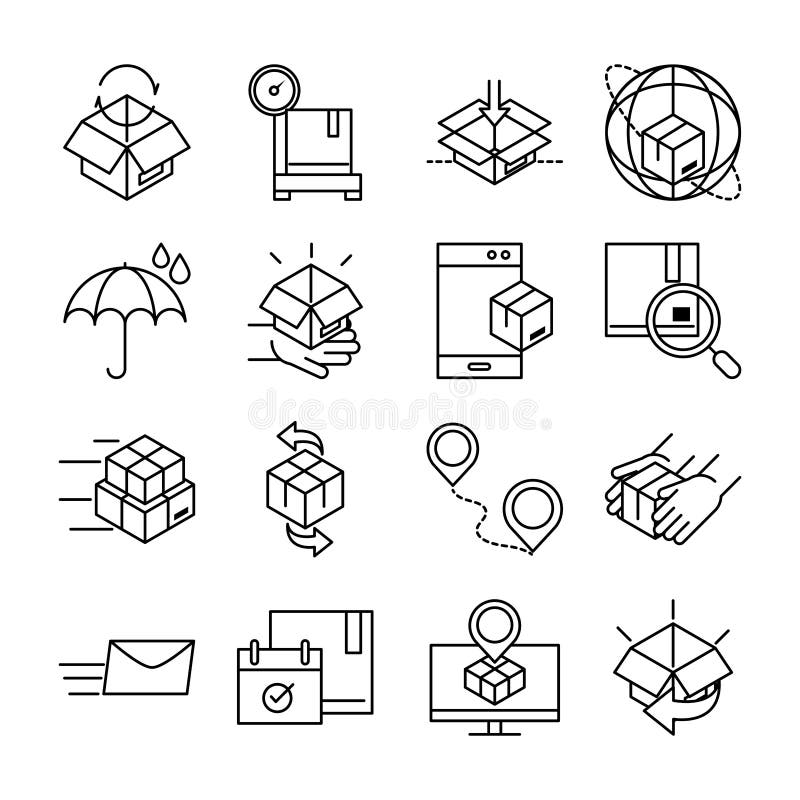 Delivery Packaging, Cargo Distribution, Logistic Shipment of Goods ...