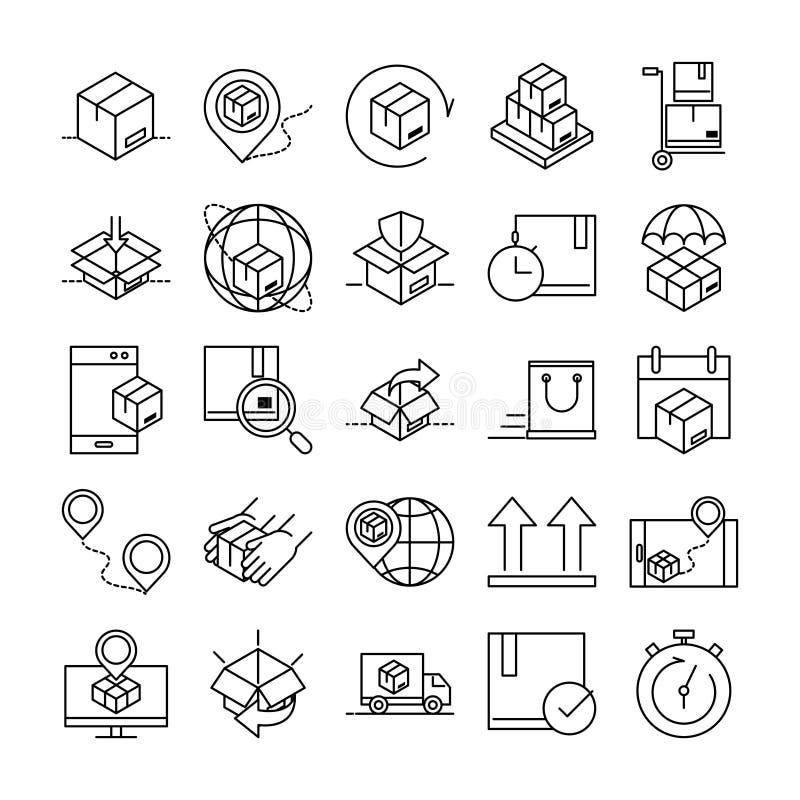 Delivery Packaging, Cargo Distribution, Logistic Shipment of Goods ...