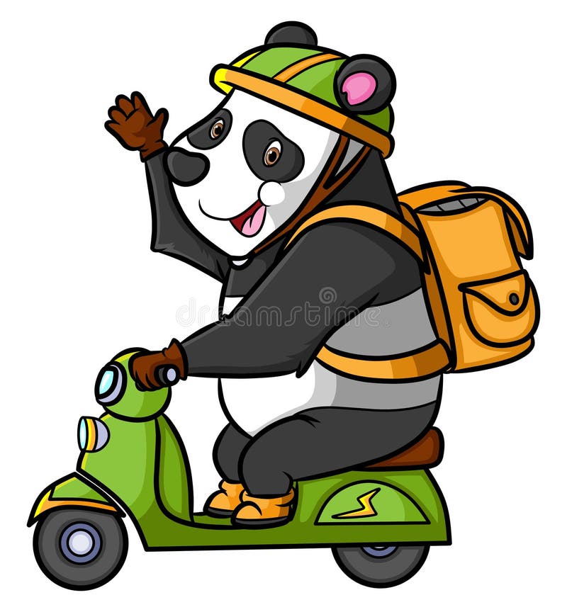 Motorcycle Panda Stock Illustrations – 139 Motorcycle Panda Stock ...