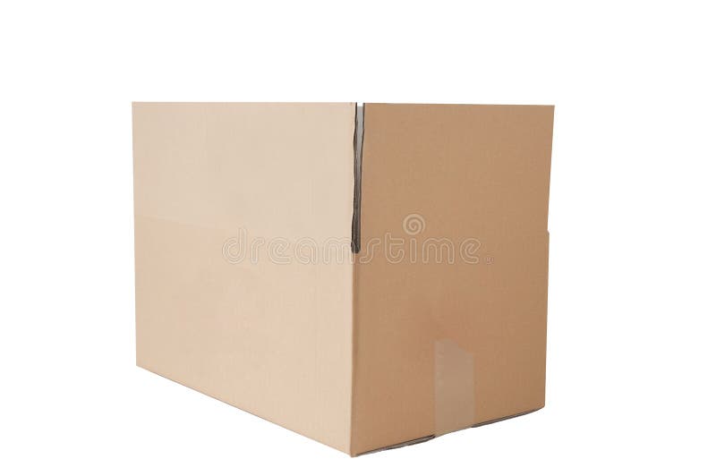 Delivery paper box stock photo. Image of paper, empty - 261238752