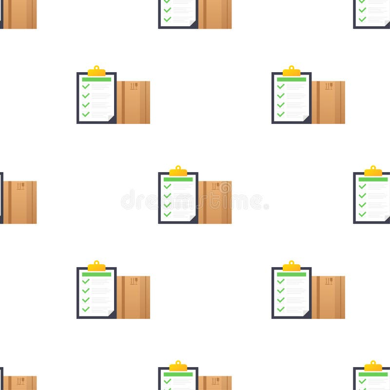 Delivery Pattern. Delivery Service App. Flat Style Vector Illustration ...