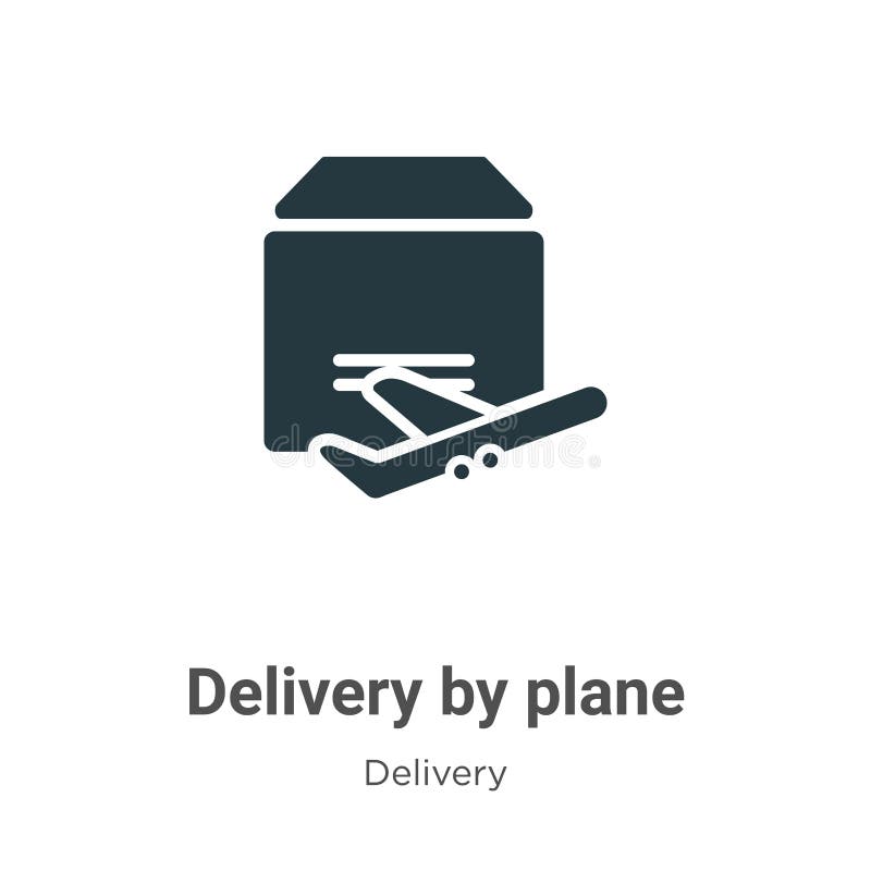 Delivery by Plane Icon in Filled, Thin Line, Outline and Stroke Style ...