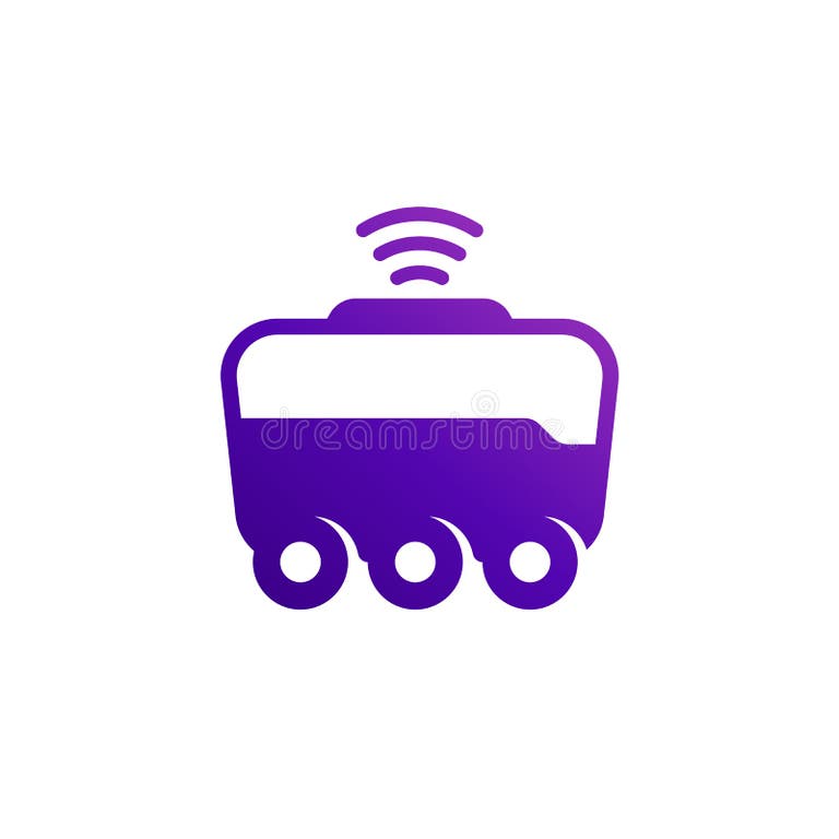 Delivery Robot Icon, Vector Design Stock Vector - Illustration of ...