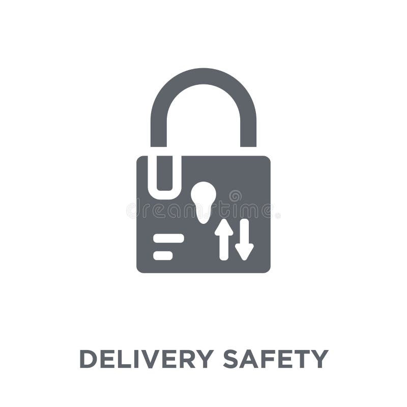 Delivery Safety Vector Icon on White Background. Flat Vector Delivery ...