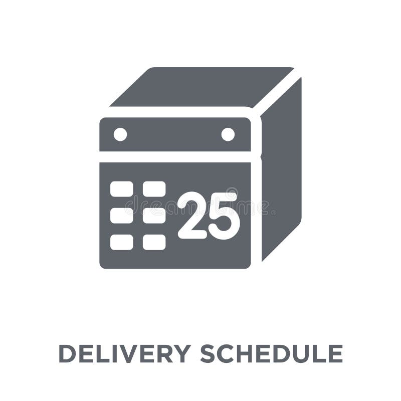 Delivery Schedule Icon from Delivery and Logistic Collection. Stock ...