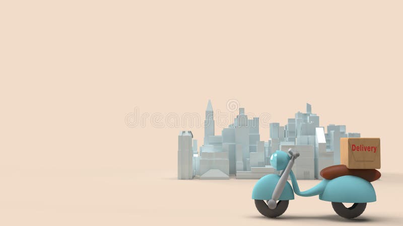 3d Delivery Bike Stock Illustrations – 3,347 3d Delivery Bike Stock ...