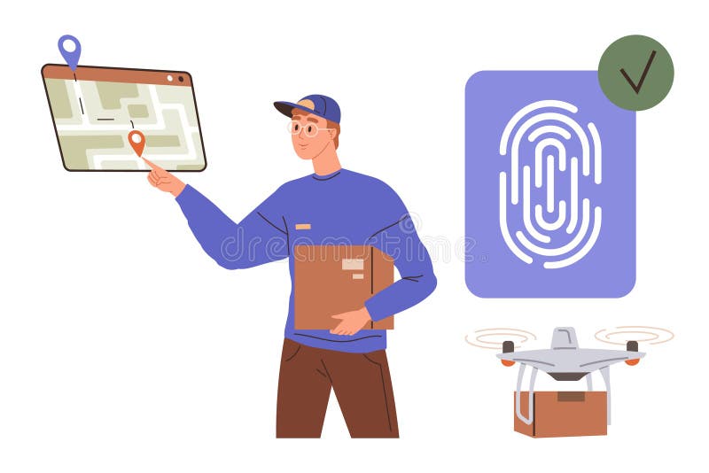 Map Fingerprint Symbol Stock Illustrations – 2,072 Map Fingerprint ...