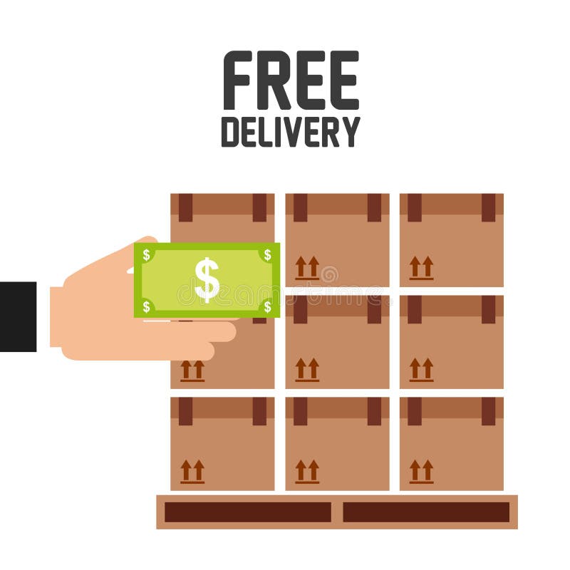 Delivery service design stock illustration. Illustration of concept ...