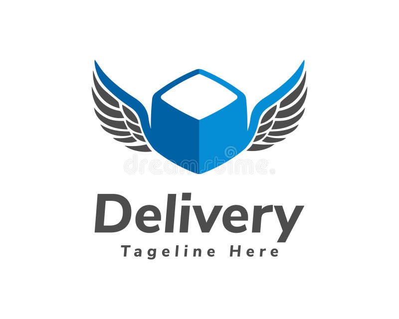 Delivery Service Logo Design Vector Template. Stock Vector ...