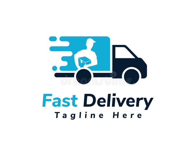 Delivery Service Logo Design Vector Template. Stock Vector ...