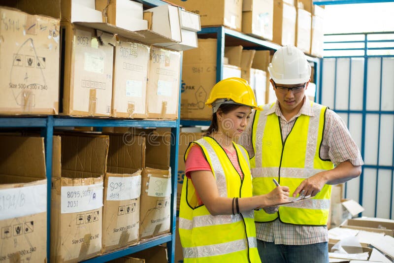 Delivery Service To Customer Stock Photo - Image of giving, shipment ...