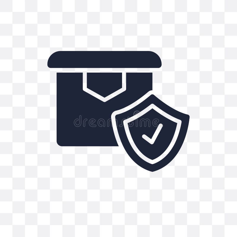 Delivery Shield Transparent Icon. Delivery Shield Symbol Design Stock ...