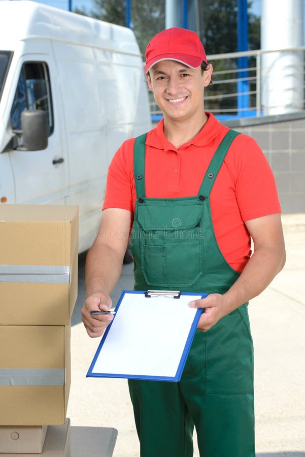 Delivery stock photo. Image of courier, cargo, postal - 44746480
