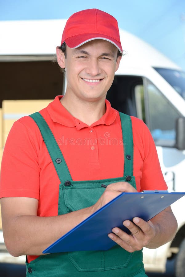 Delivery stock image. Image of delivering, parcel, person - 44746723