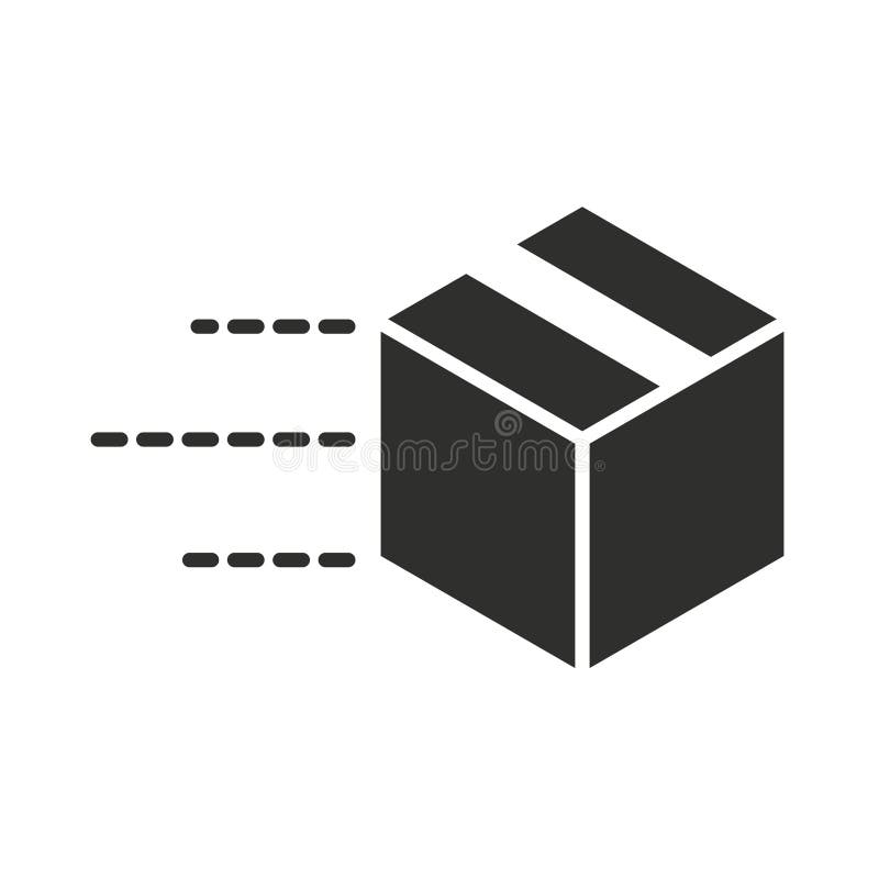 Delivery Speed Service Order Silhouette Icon Stock Vector ...