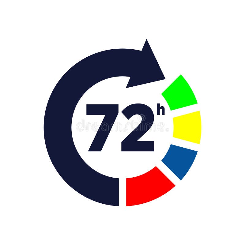 Circle Time Process Logo Vector Symbol Stock Vector - Illustration of ...