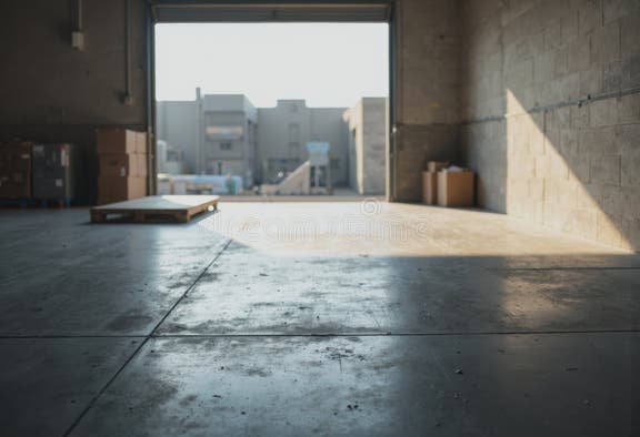 Delivery Staging Area Featuring a Loading Platform and Spacious ...