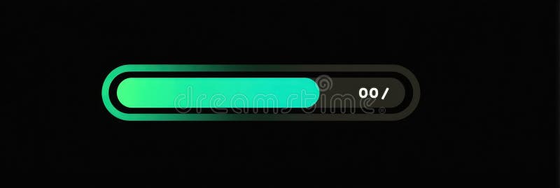 Delivery Status Bar Illustration Shows Progression with Light on the ...