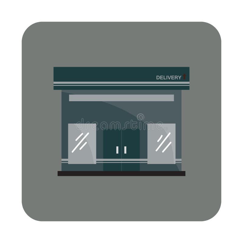 Delivery Store. Vector Illustration Decorative Design Stock Vector ...