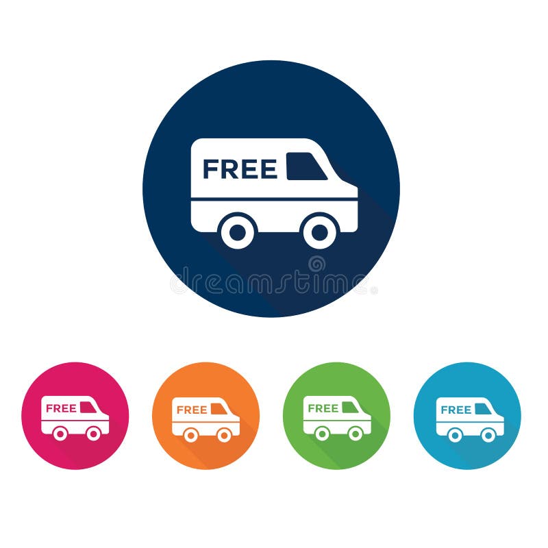 Delivery Symbol. Vector Set Icons. Stock Illustration - Illustration of ...