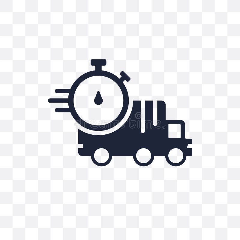 Delivery Time Transparent Icon. Delivery Time Symbol Design from Stock ...