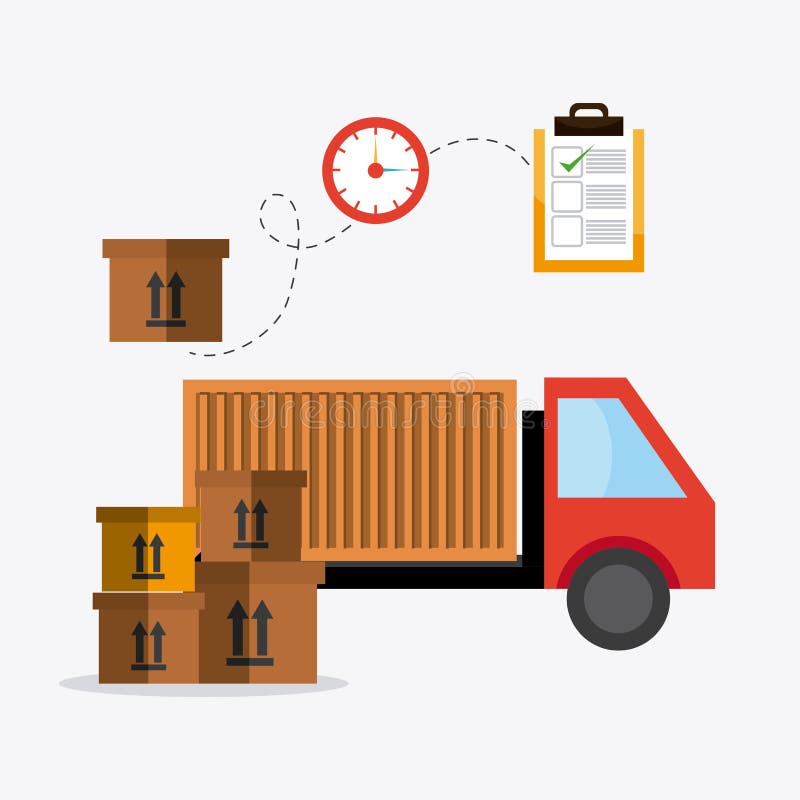 Delivery,transport and Logistics Business Stock Vector - Illustration ...
