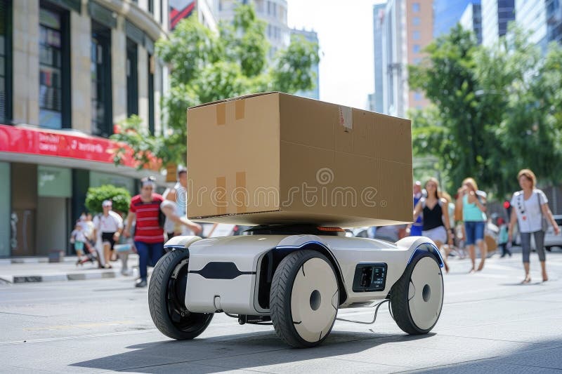Delivery and Transportation of Parcels Using Automatic Robots. the ...