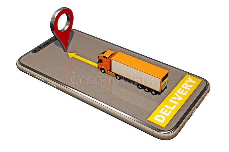 Concept Bus Route on the Map Stock Illustration - Illustration of trip ...