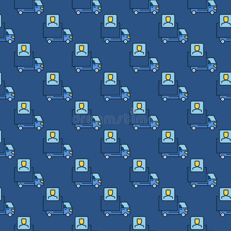 Trucker Pattern Stock Illustrations – 262 Trucker Pattern Stock ...