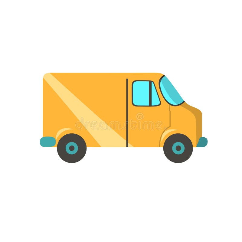 Delivery Truck Vector Design Flat Design Vector Illustration Stock ...