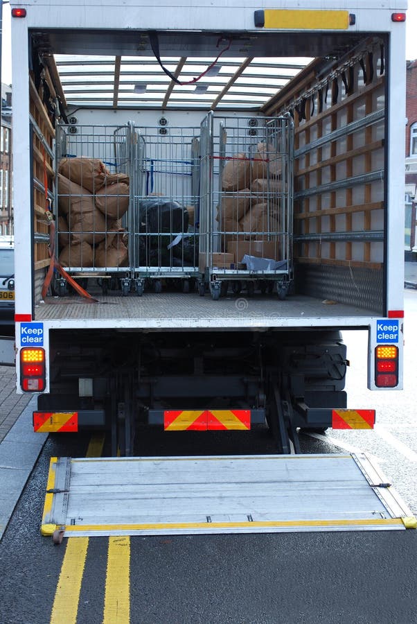 Delivery van stock photo. Image of trolly, delivery, truck - 12102288
