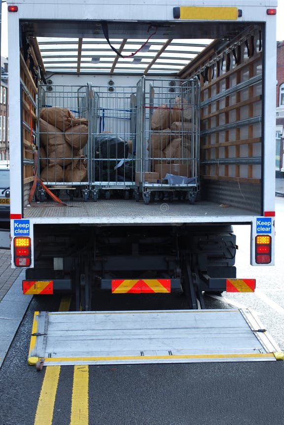 Delivery van stock photo. Image of trolly, delivery, truck - 12102288