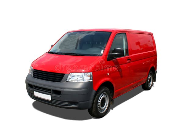 Delivery van stock image. Image of automobile, service - 18396711