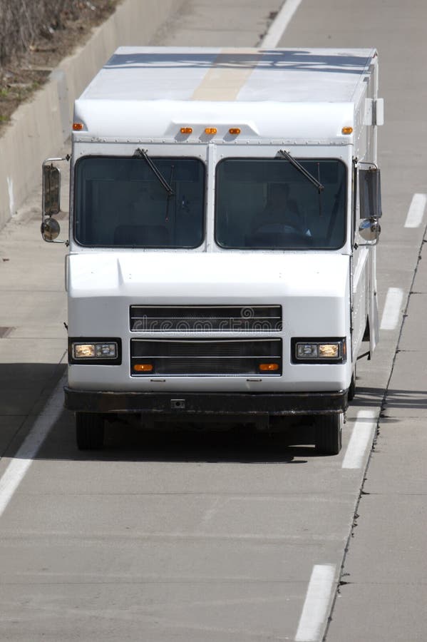 Delivery Van stock image. Image of front, truck, panel - 679721