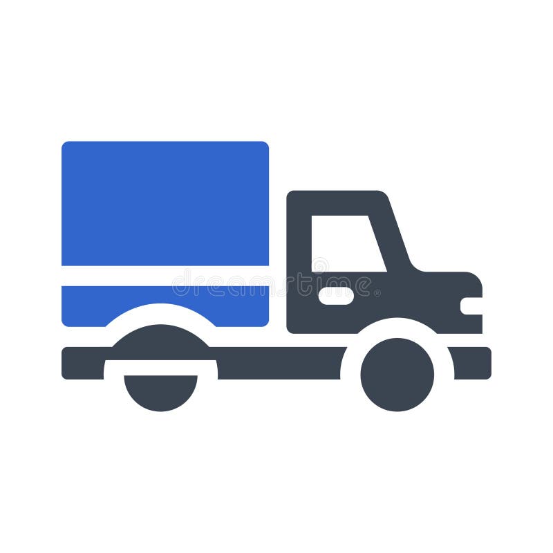 Delivery van icon stock vector. Illustration of vector - 330713469