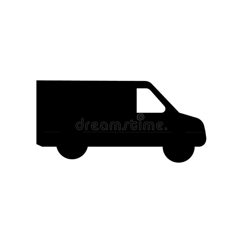 Delivery Van - Vector Illustration Stock Vector - Illustration of ...
