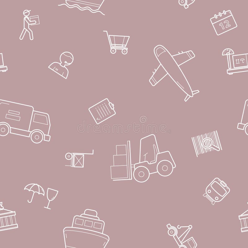 Delivery background 01-07 stock vector. Illustration of ship - 207937022