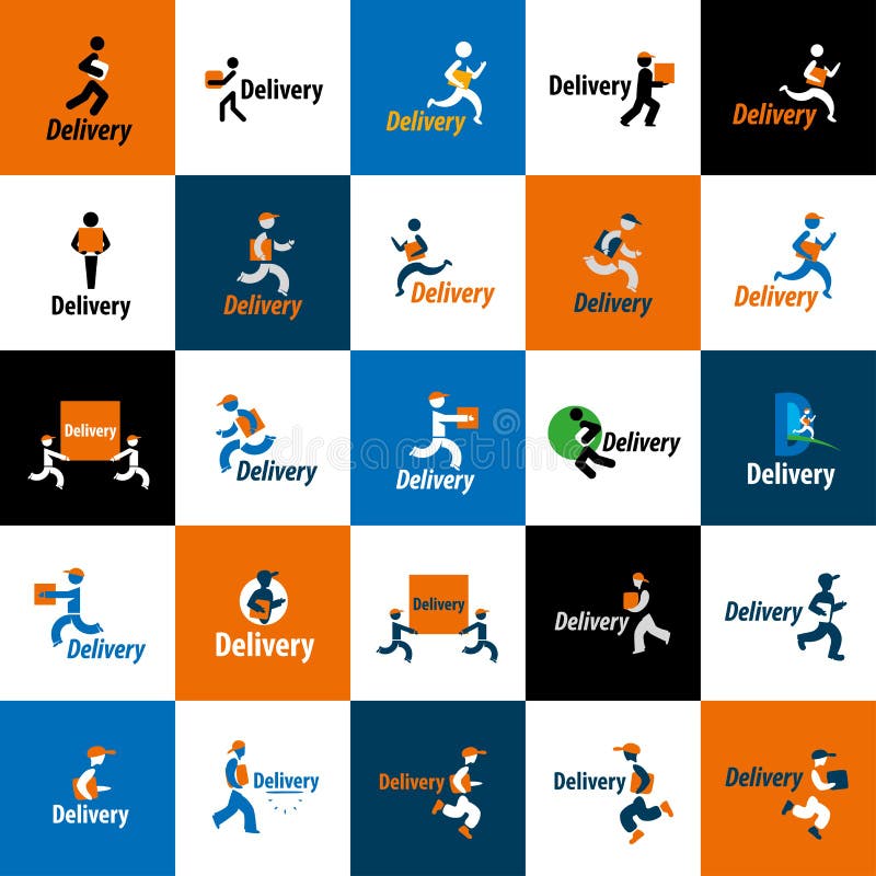 Delivery vector logo stock vector. Illustration of delivery - 78611339