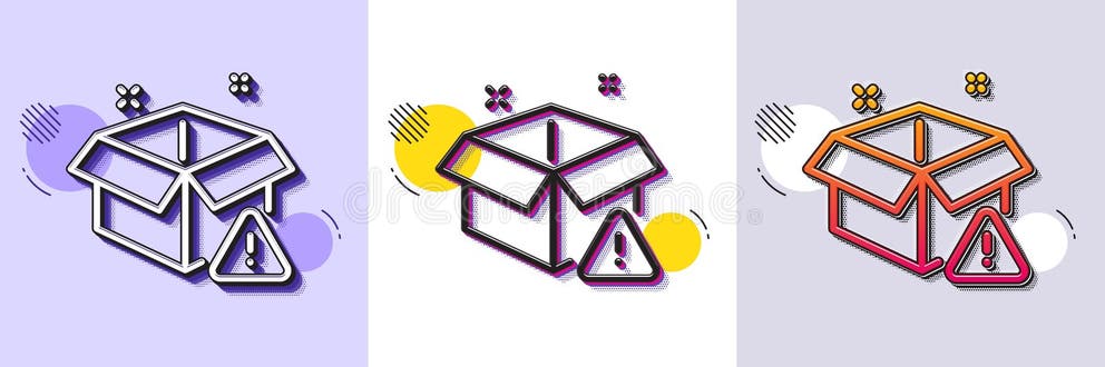 Caution Parcel Symbol Stock Illustrations – 1,539 Caution Parcel Symbol ...