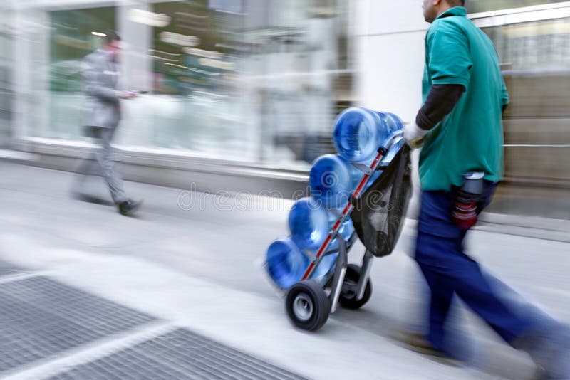 Delivery with Dolly by Hand Stock Image - Image of mail, commerce: 88238327