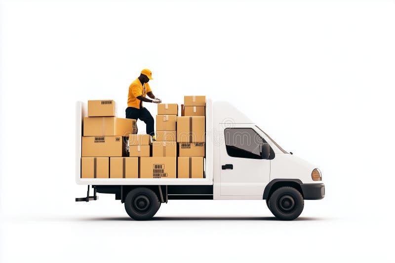 Loading Cartons Stock Illustrations – 258 Loading Cartons Stock ...
