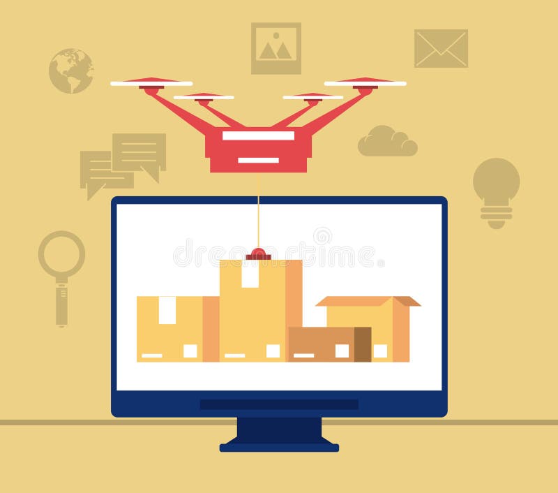 Delivery worldwide online stock vector. Illustration of express - 141236233