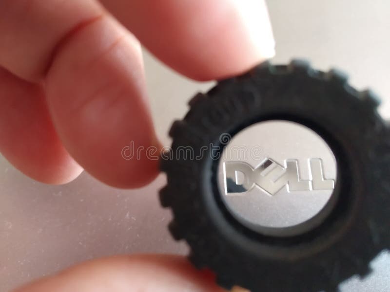 Dell symbol computer editorial photo. Image of bumper - 202356956